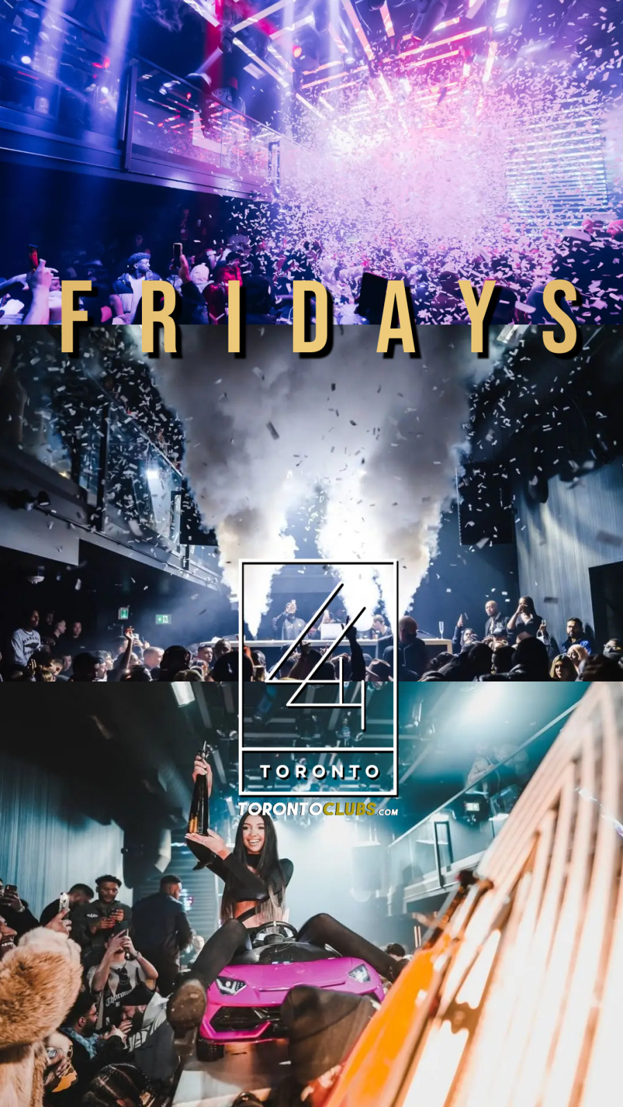 CLUBS IN TORONTO | Toronto Clubs, Entertainment, Guestlist, Bottle ...